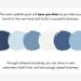 Shades of Blue Color Palette, Dark, Ash, Charcoal, Ice, White, Website ...