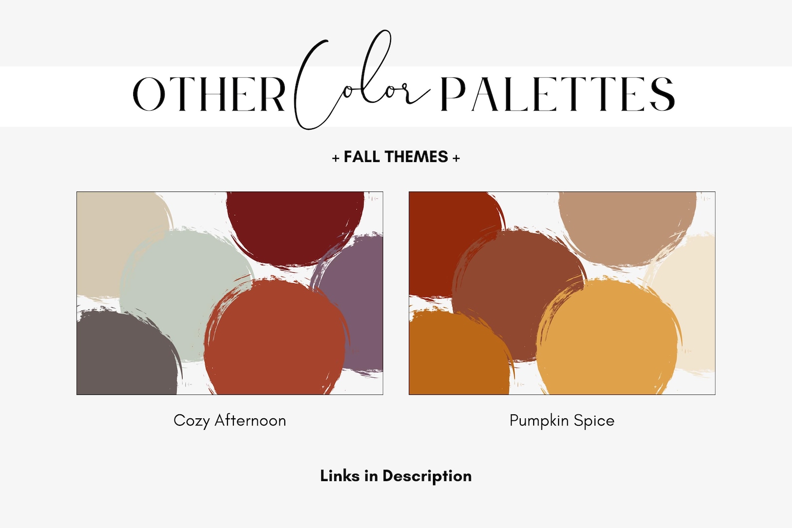 Soft Autumn Color Palette for DIY Branding Design, Fall Brand Colors ...