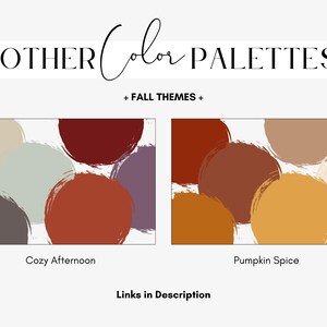 Soft Autumn Color Palette for DIY Branding Design, Fall Brand Colors ...