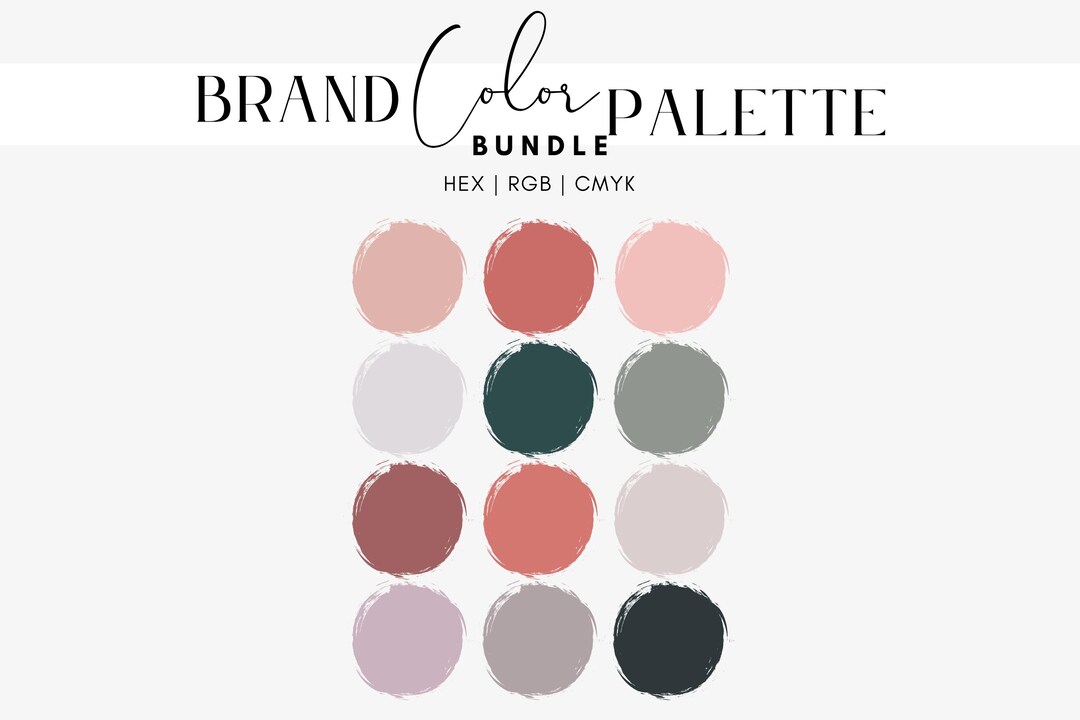 Earthy Color Palette, Peach, Coral, Blush Pink, Gray, Emerald, Sage ...