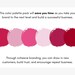 Bright Rich Pink Shades, Color Palette, Soft Pale Pink Brand Colors ...
