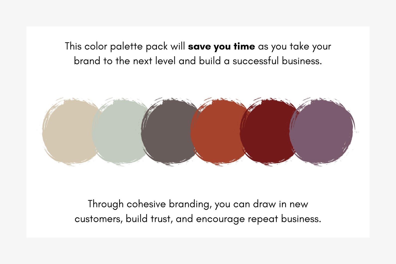 Cozy Fall Color Palette for Digital Marketing Materials, Autumn Brand ...