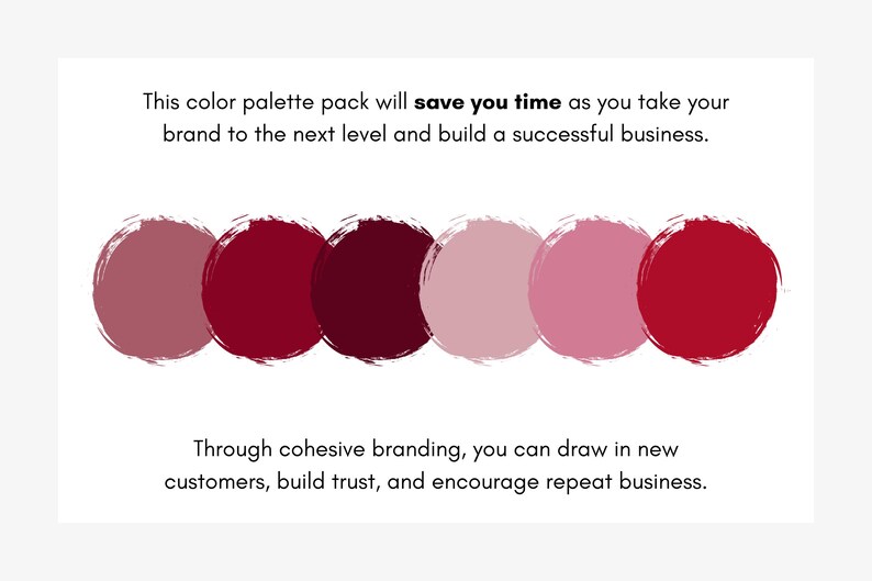 Rich Red Shades, Soft Ash Pink Color Palette, Love, Brand Colors ...