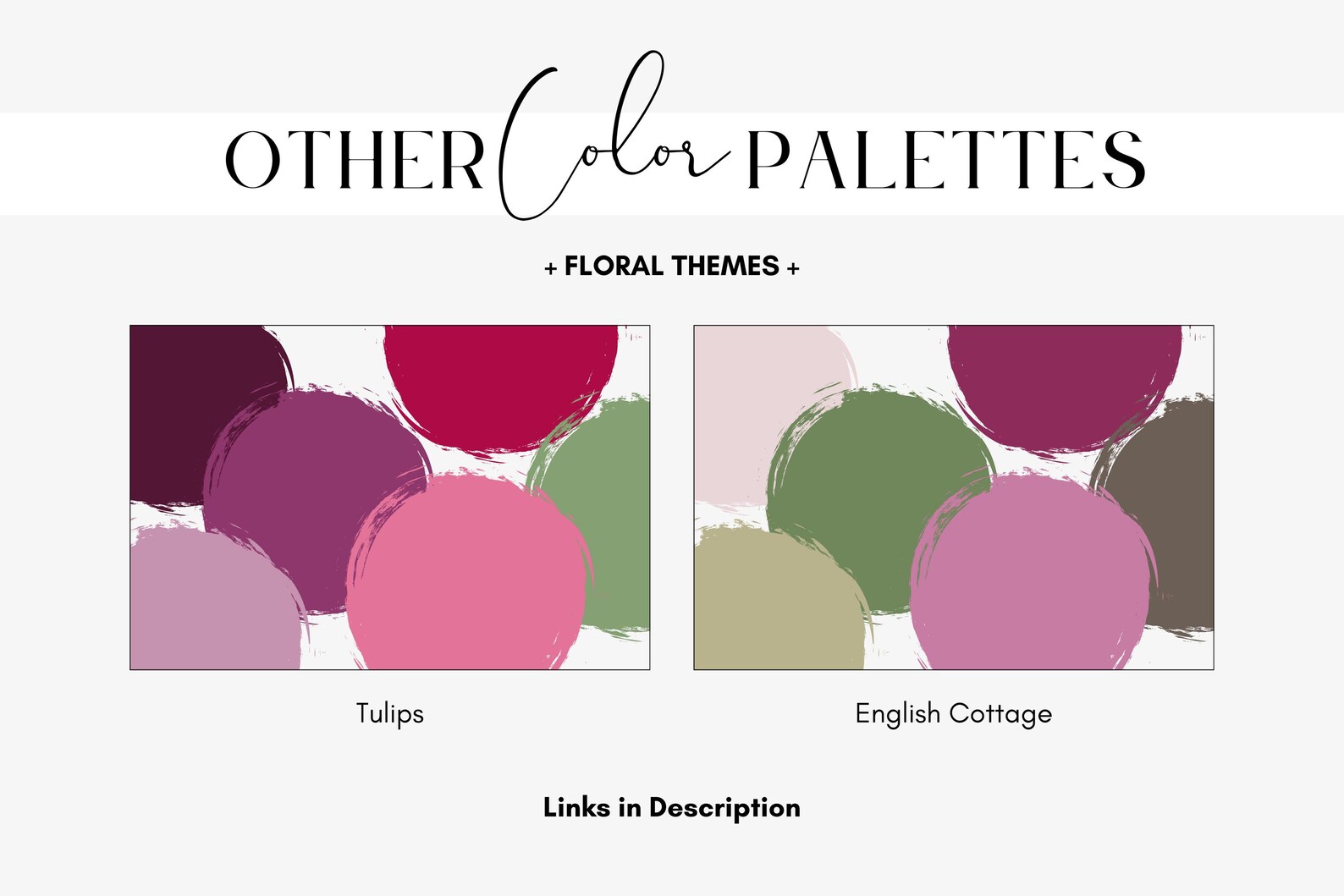 Wildflowers Color Palette, Lavender, Purple, Yellow Gold, Coral Pink ...