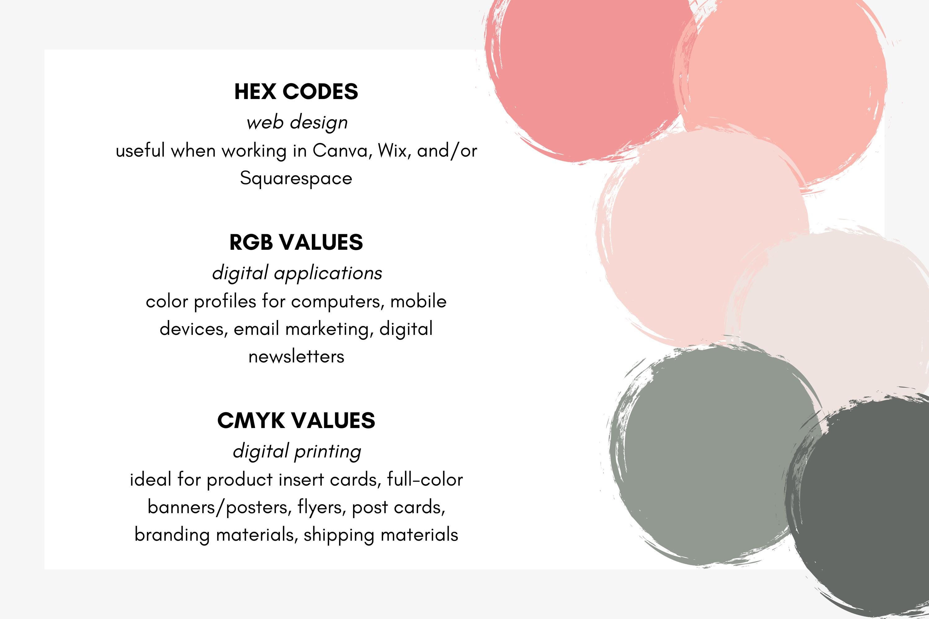Pink Coral, Beige, Sage Green Color Palette, Small Business Branding ...