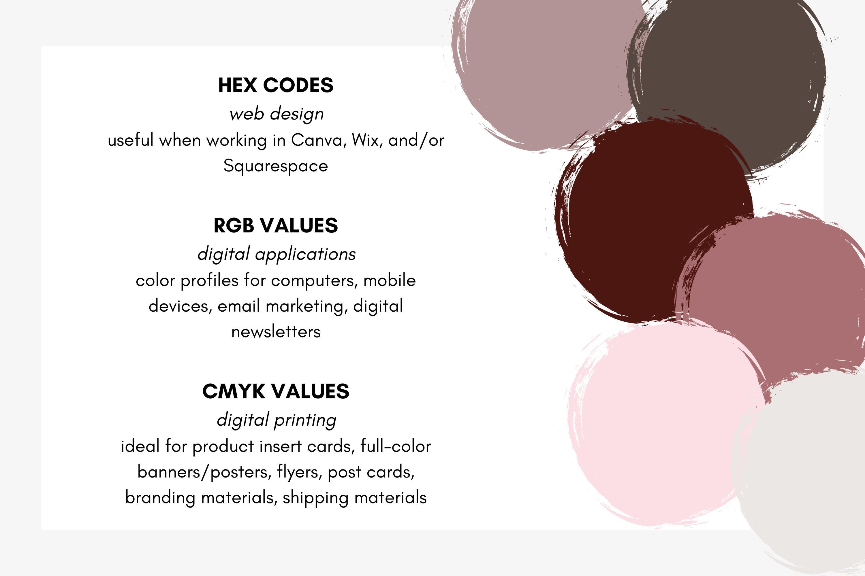Cherry Blossoms Color Palette, Moody Branding for Website Color Scheme ...