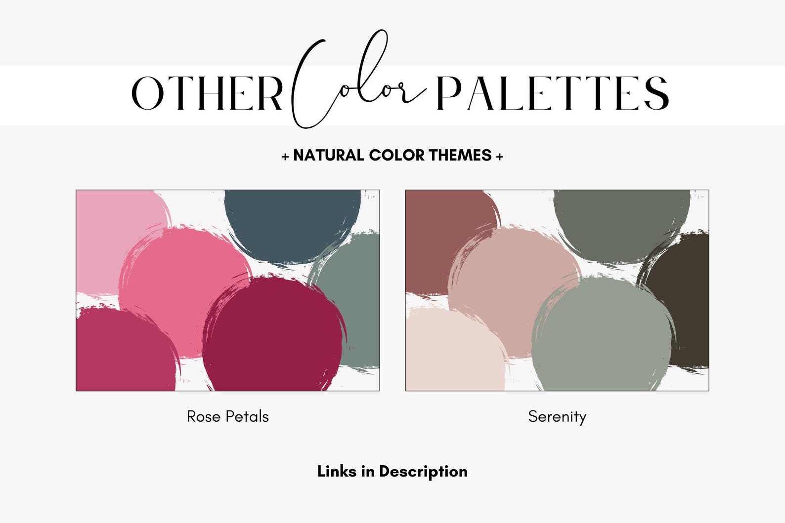 Floral Brand Color Palette, Pale Lavender, Pastel Peach, Muted Cherry ...