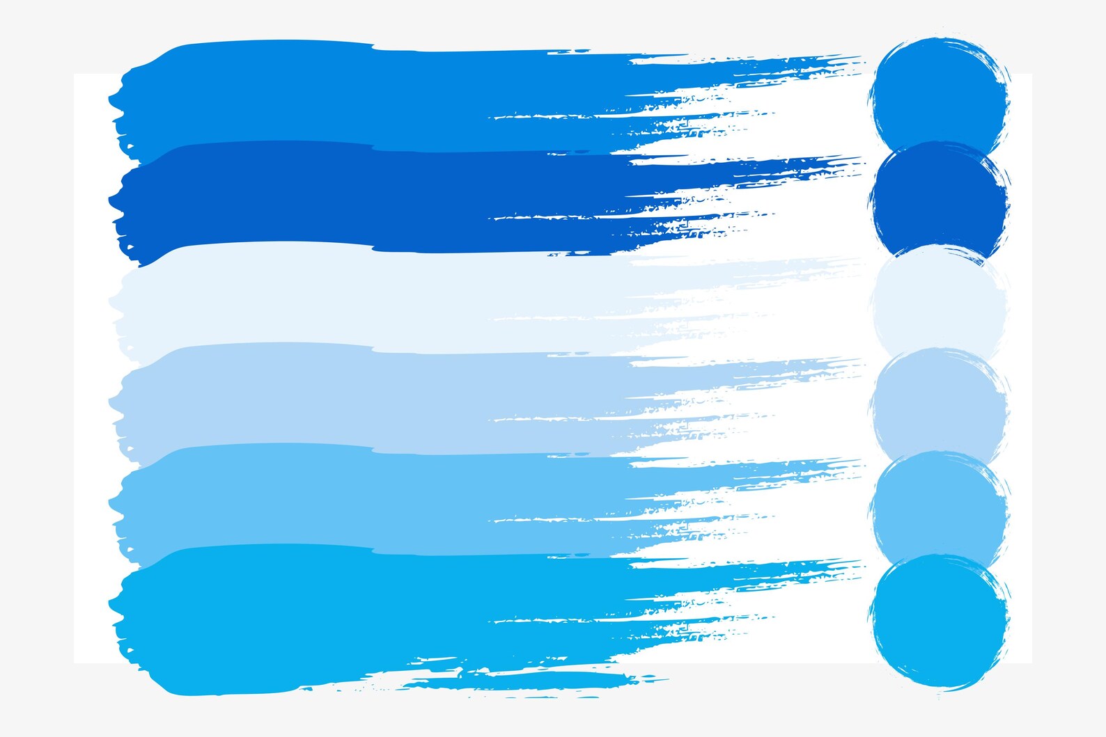 Vibrant Blue Color Palette for Website Color Scheme, Branding Design ...