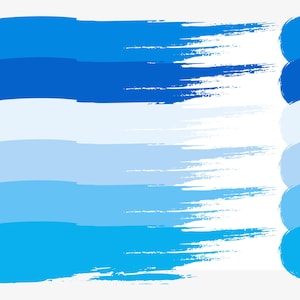 Vibrant Blue Color Palette for Website Color Scheme, Branding Design ...
