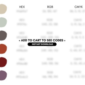 Cozy Fall Color Palette for Digital Marketing Materials, Autumn Brand ...