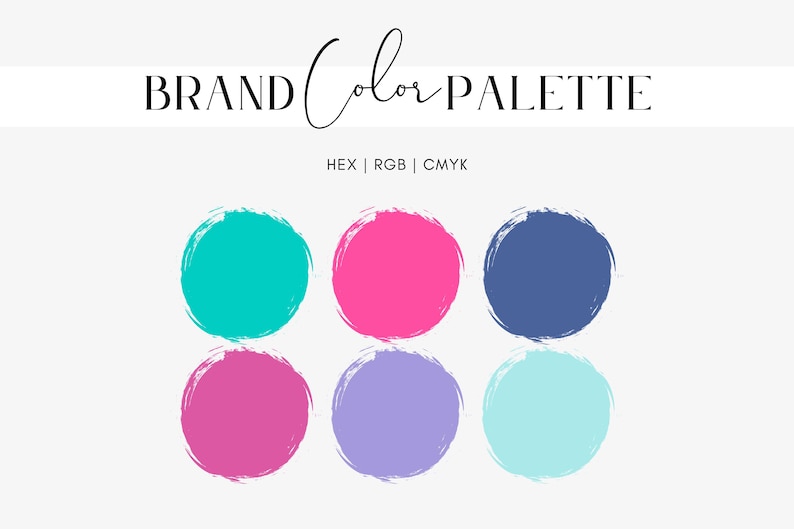 90s Vibes Color Palette for Branding Design, Bright Nostalgic Color ...