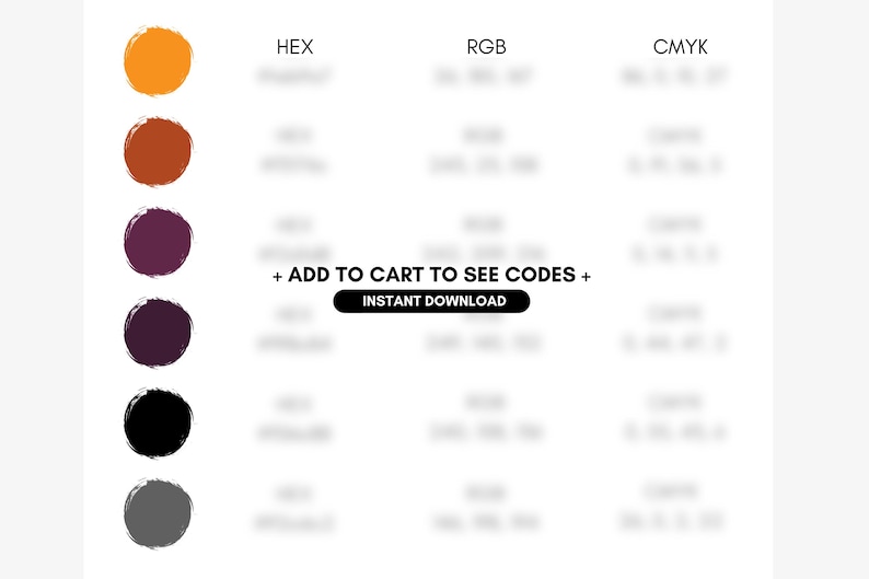 Halloween Color Palette, Orange, Dark Purple, Black, Gray, Spooky ...