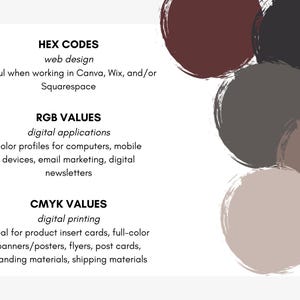 Dark Fall Color Palette for DIY Branding Design, Autumn Brand Colors ...