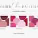 Soft Pink Shades, Muted Color Palette, Bright Pink, Light Gray, Brand ...