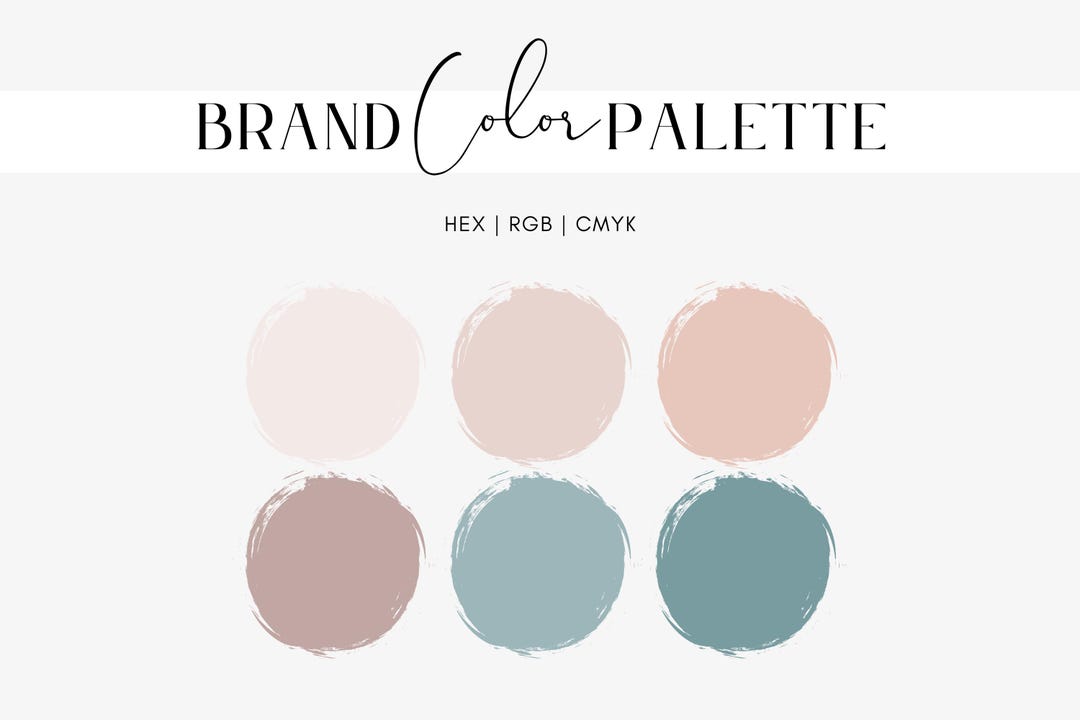 Coastal Color Palette, Soft Earth Tones for Creative Branding, Ivory ...