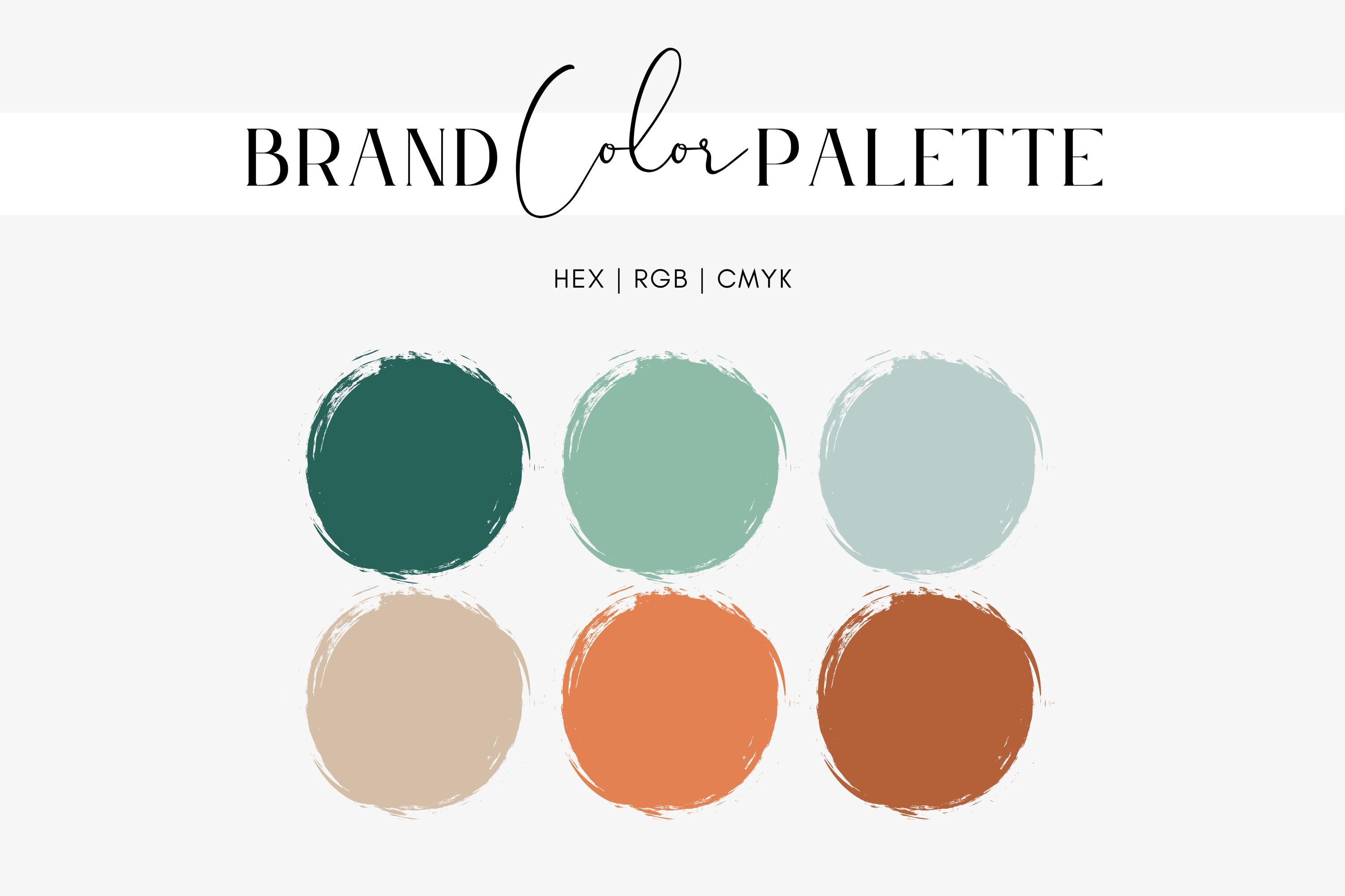 Desert Color Palette, Boho Aesthetic, Southwest Branding for Website ...