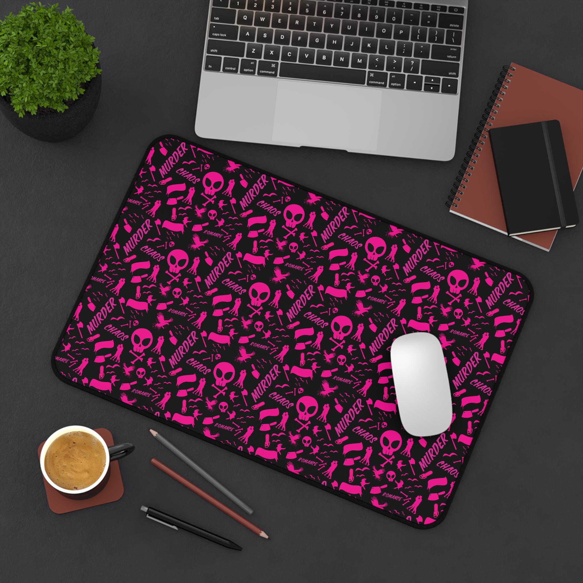 Pink Punk Rock-themed Romance Seamless Pattern - Scrapbook Paper Junk ...