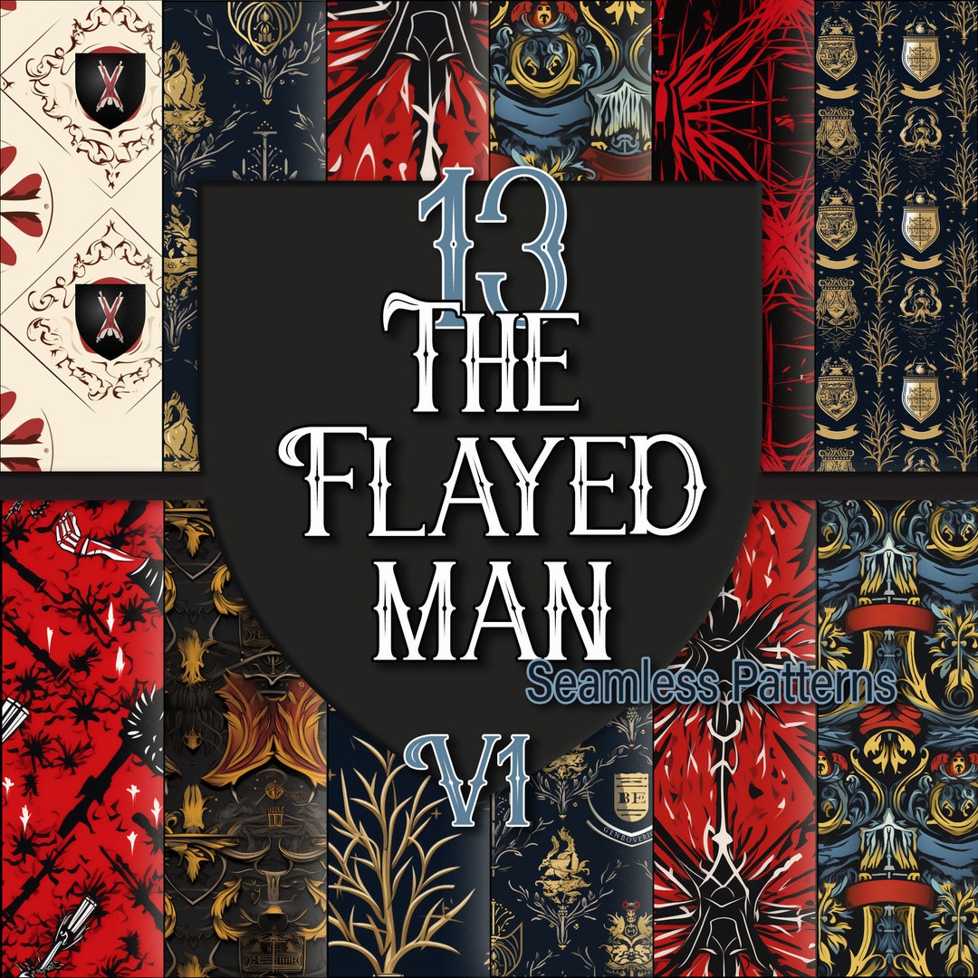 13 House of the Flayed Man V1 Mideval Seamless Pattern Includes PAT ...