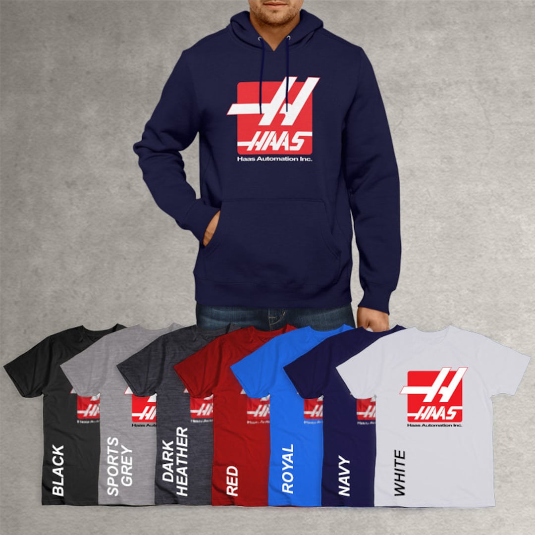 Haas F1 Racing Team Logo Long Sleeve , T-shirt and Hoodie - Etsy