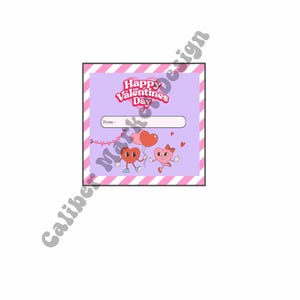 Retro-inspired Valentine's Day Printable Cards for Kids Classroom ...