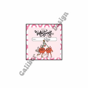 Retro-inspired Valentine's Day Printable Cards for Kids Classroom ...