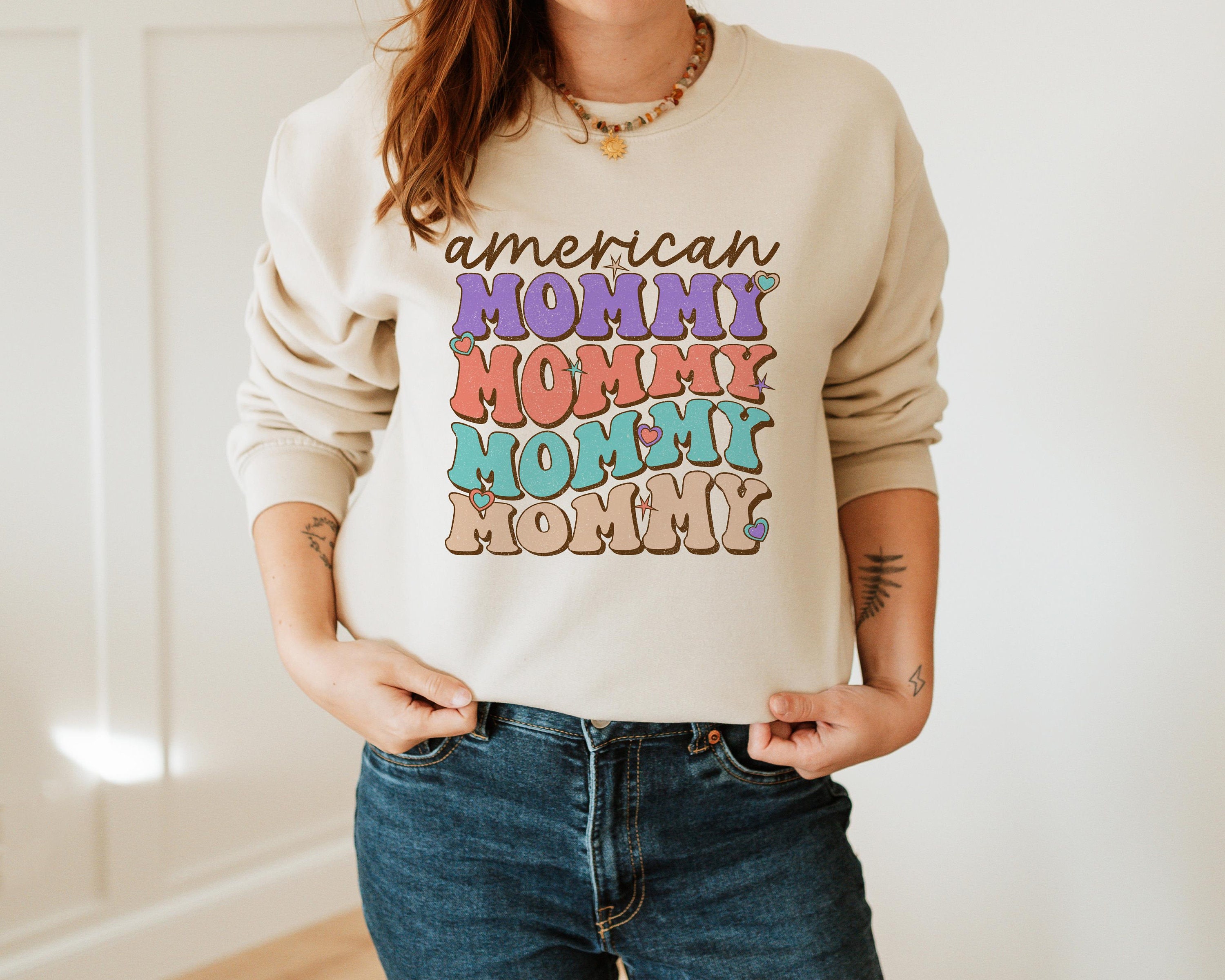 Mom T-shirt Design Bundle, Vintage Mama and Mom T-shirt Design Instant ...