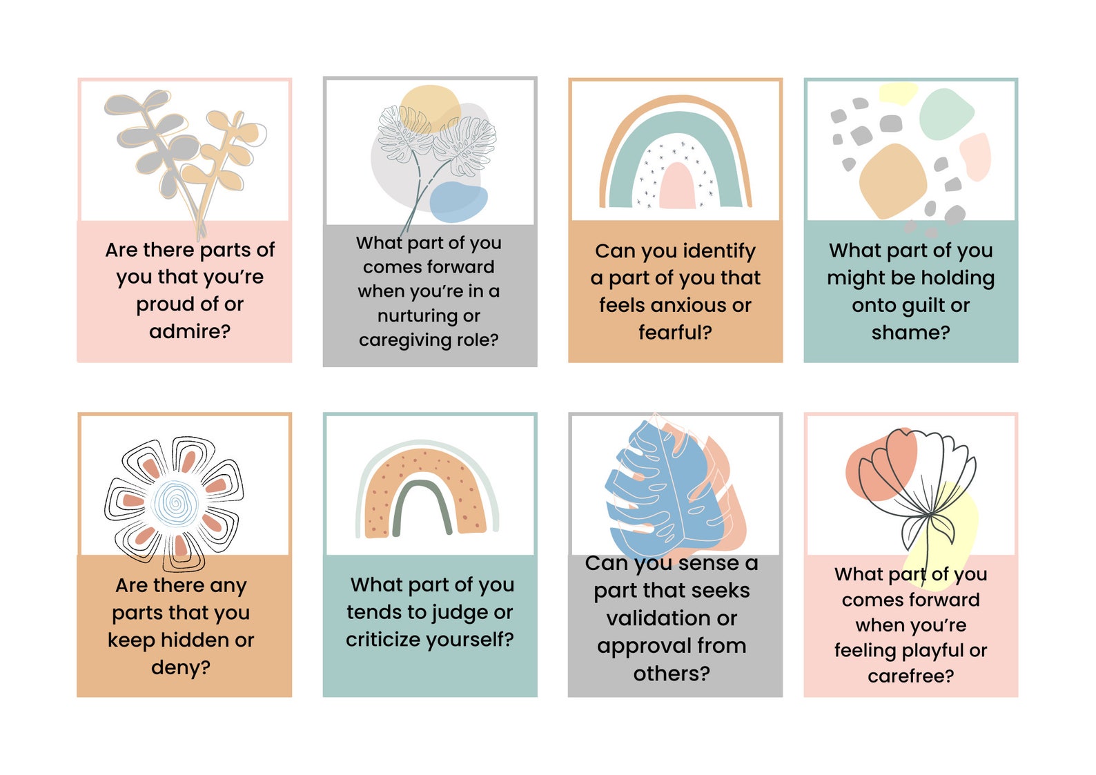 Internal Family Systems Therapy Flashcards - Etsy