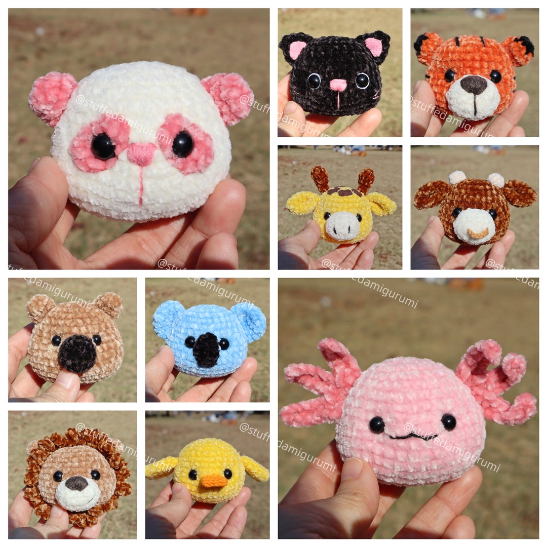 Mini Animal Keychains Chap 2 - Crochet Pattern, Crochet Keychain ...