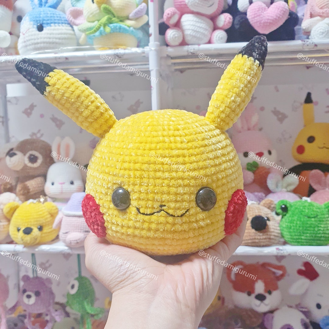 P. I. K. A. C. H. U Head - Crochet Pattern, Crochet Amigurumi ...