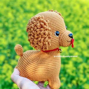 Happy Poodle - Crochet Puppy, Crochet Pattern, Crochet Poodle ...