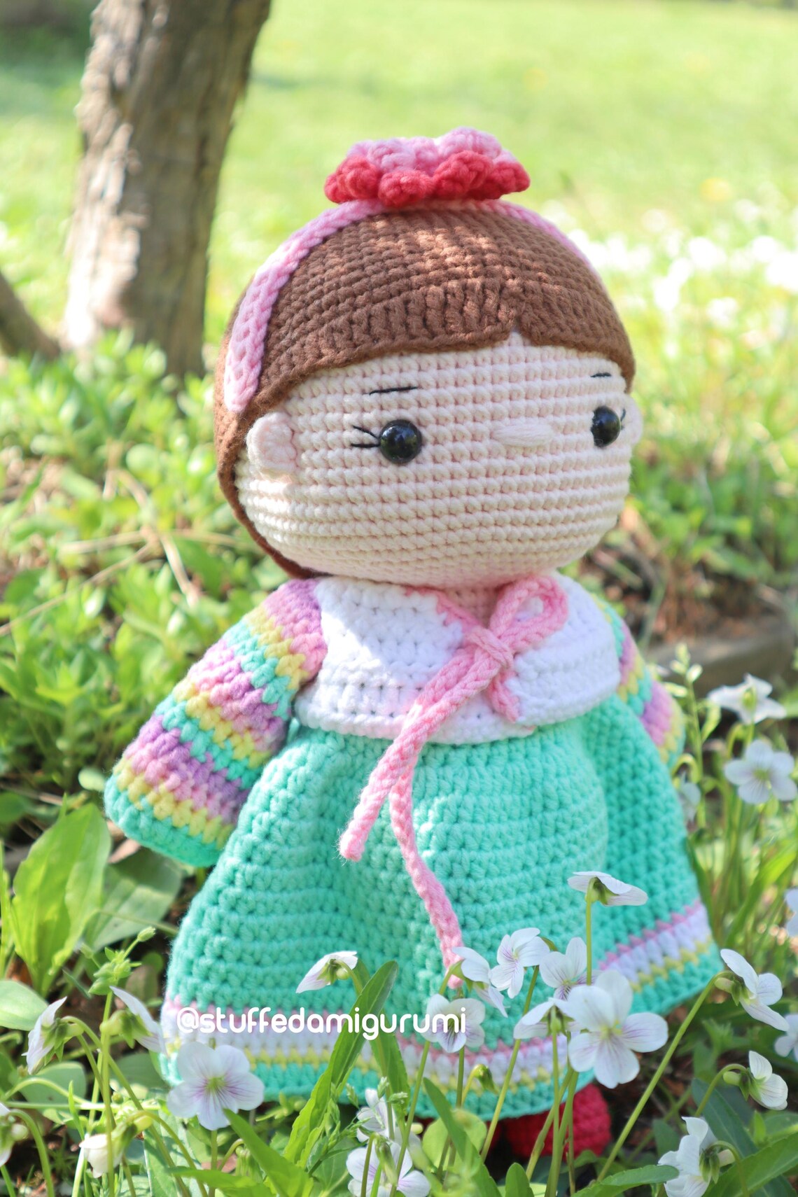 Mikyeong Crochet Doll in Hanbok Pattern (PDF File) - Etsy
