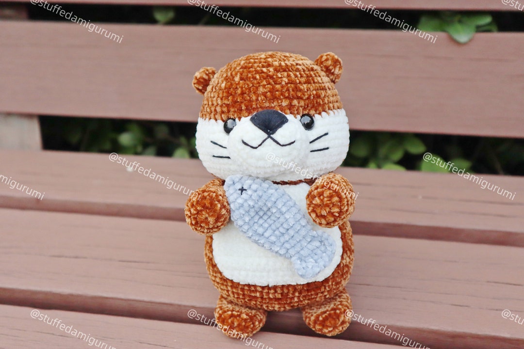Baby OTTER - Crochet Pattern, Crochet Amigurumi, Amigurumi Otter ...