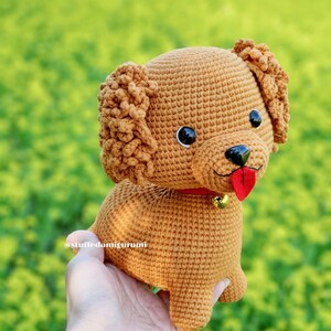 Happy Poodle Crochet Puppy, Crochet Pattern, Crochet Poodle, Amigurumi ...