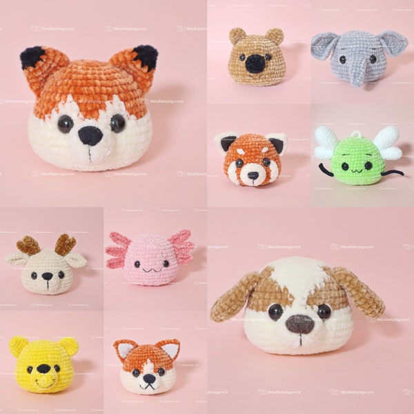 Crochet Animals Keychain - Etsy