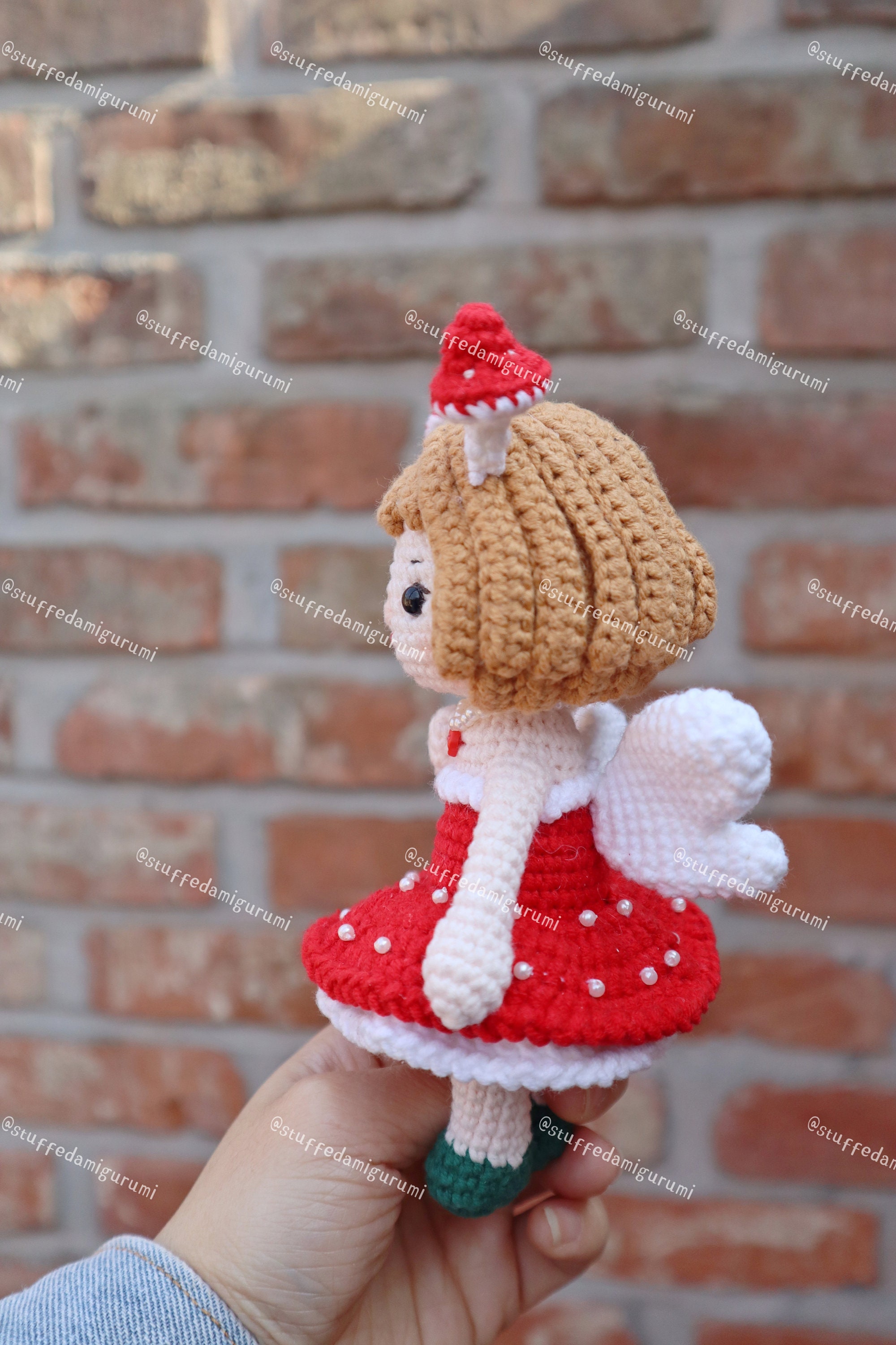 KINOKO the Mushroom Doll Crochet Doll Amigurumi Doll - Etsy