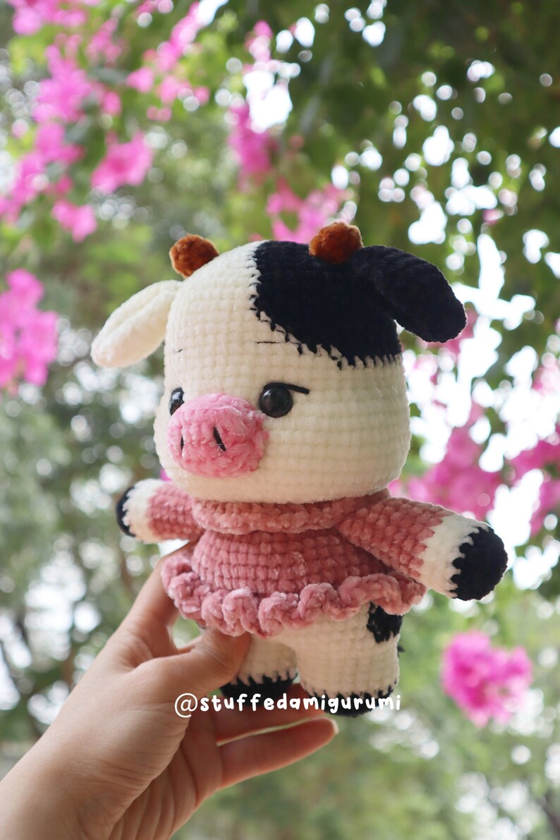 Mandy the Dairy Cow Crochet Pattern Crochet Cow Amigurumi - Etsy