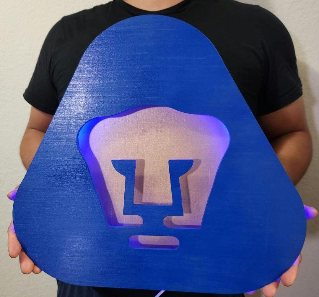 Pumas of UNAM Wooden Sign, Diseño De Madera De Pumas UNAM - Etsy