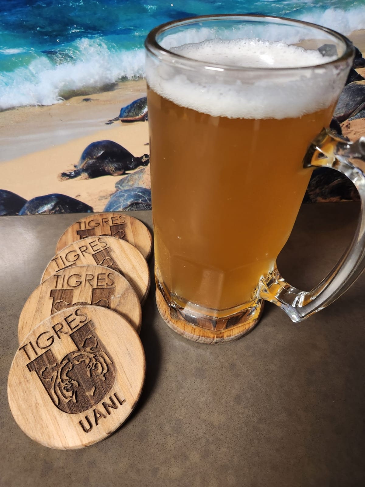 Tigres Wooden Coasters / Portavasos - Set of 4 - Etsy