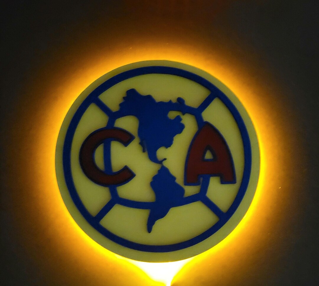 Club America Wooden Sign, Diseño De Madera De Club De America - Etsy