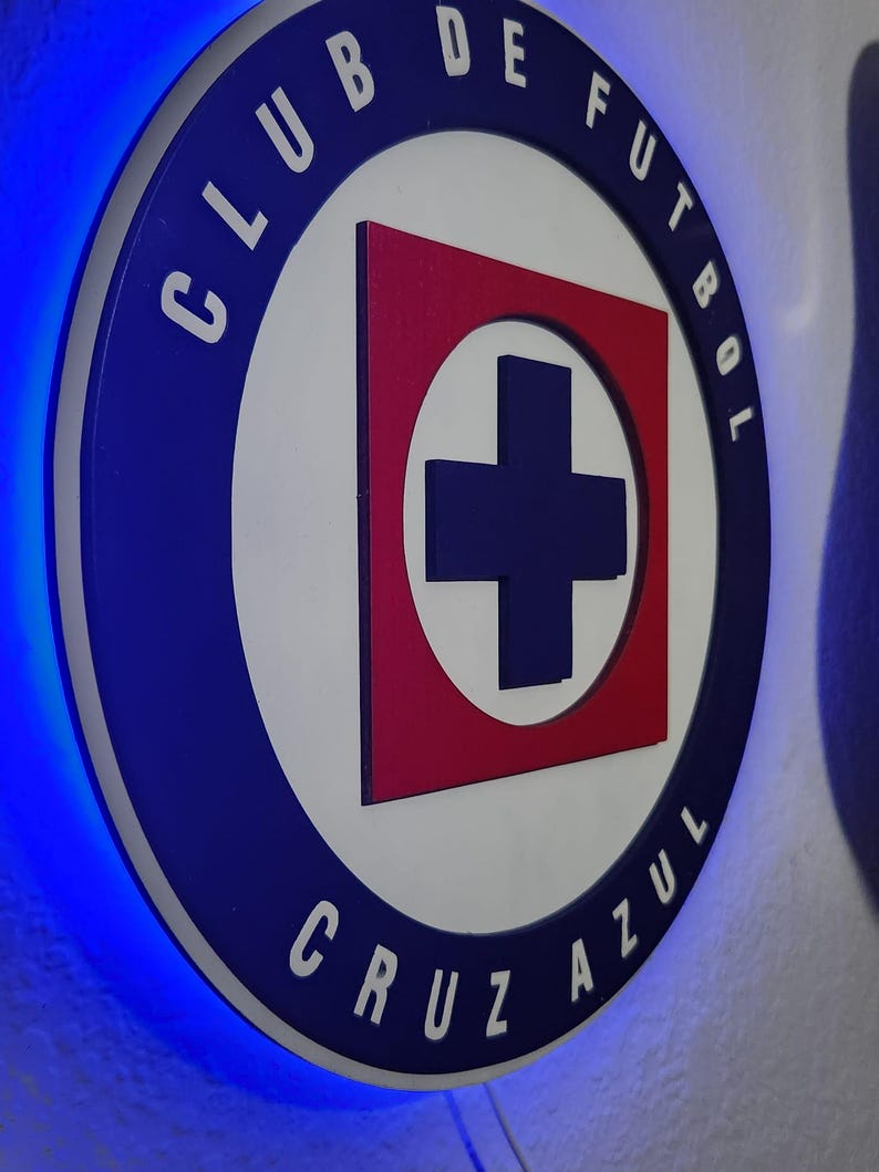 Cruz Azul CF Wooden Sign, Diseño De Madera Del Cruz Azul - Etsy