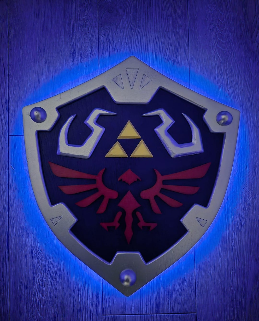Wooden Wall Art of Link's Hylian Shield From Legend of Zelda - Etsy