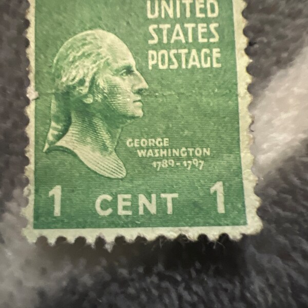 1 Cent George Washington Stamp - Etsy