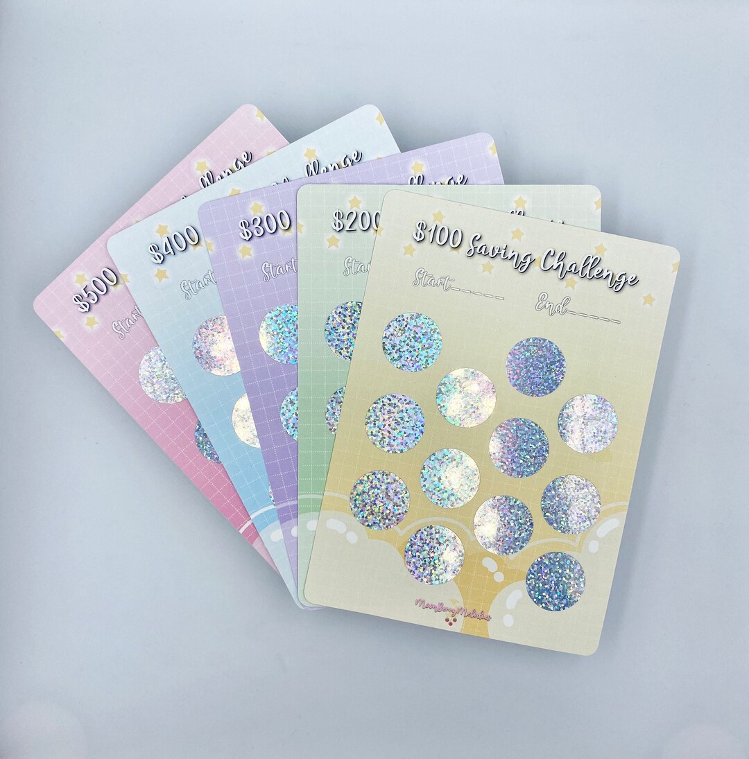 Scratch off Savings Challenge Hundred Dollar Edition 12 Halo Mysterious ...