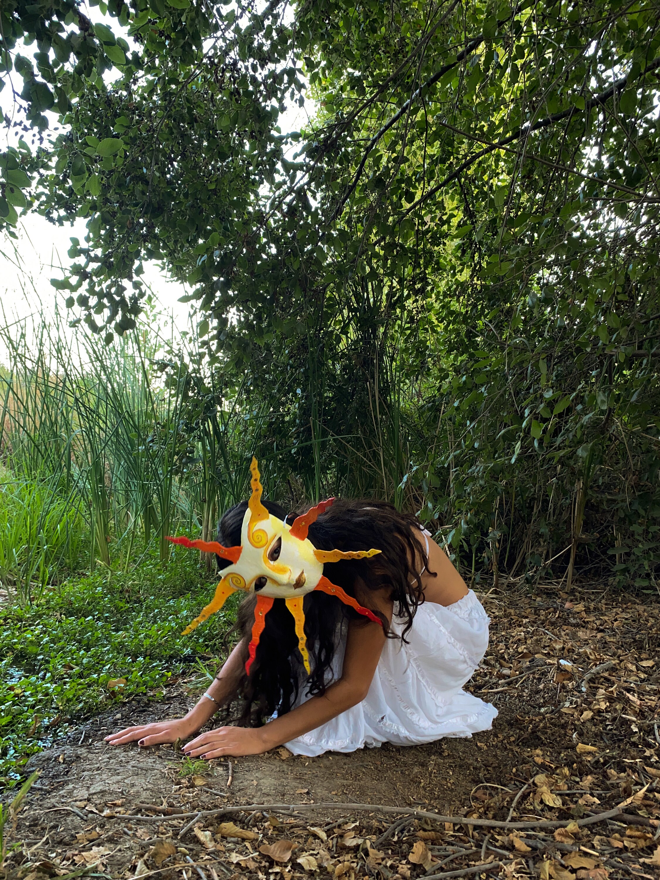 Mask Sun Goddess Handmade - Etsy