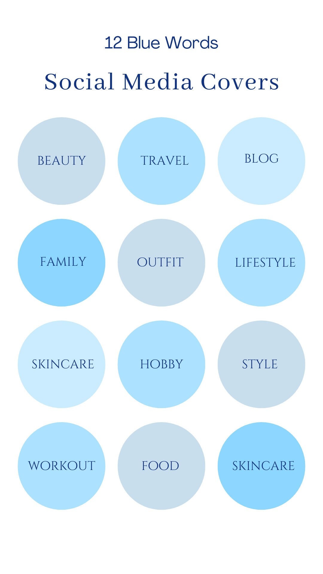 12 Blue Instagram Highlight Cover | PNG Instagram Story Covers ...