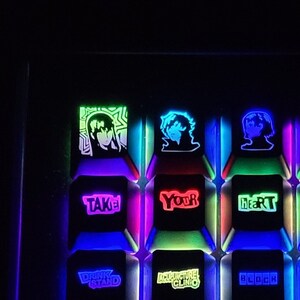Custom Persona 5 Anime Theme Programmable Cherry MX RGB Mechanical ...