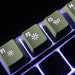 English & Japanese Dual Languages Backlit Keycaps Set for Mechanical ...