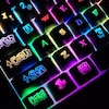 English & Japanese Dual Languages Backlit Keycaps Set for Mechanical ...