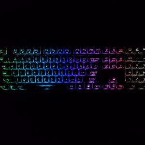 Daedric Font South-facing Legends Backlit Keycap Set | Keychron Backlit ...