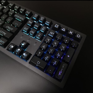 Daedric Font South-facing Legends Backlit Keycap Set | Keychron Backlit ...